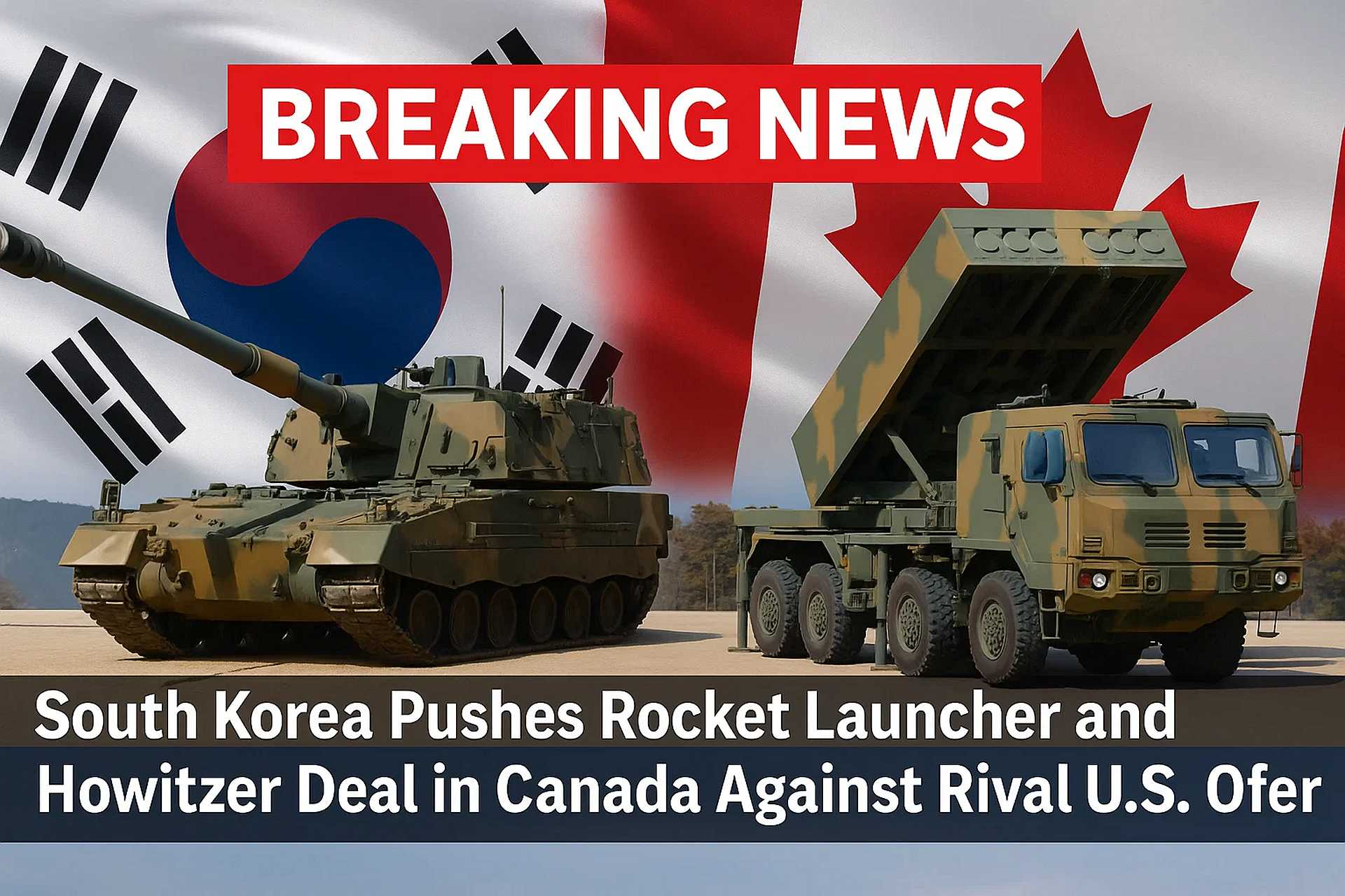 Breaking News: South Korea Pushes Rocket Launcher and Howitzer Deal in ...