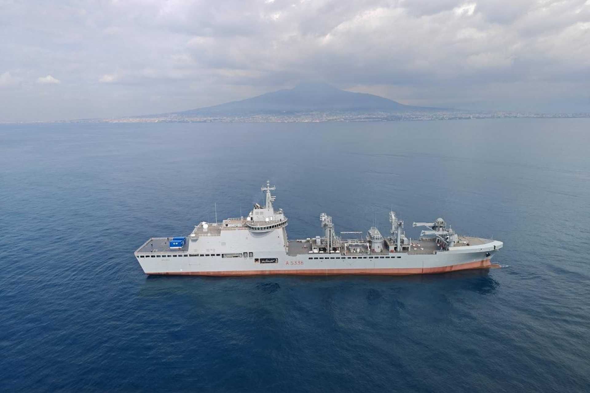 Italian Navy's new Atlante support ship successfully finishes sea ...